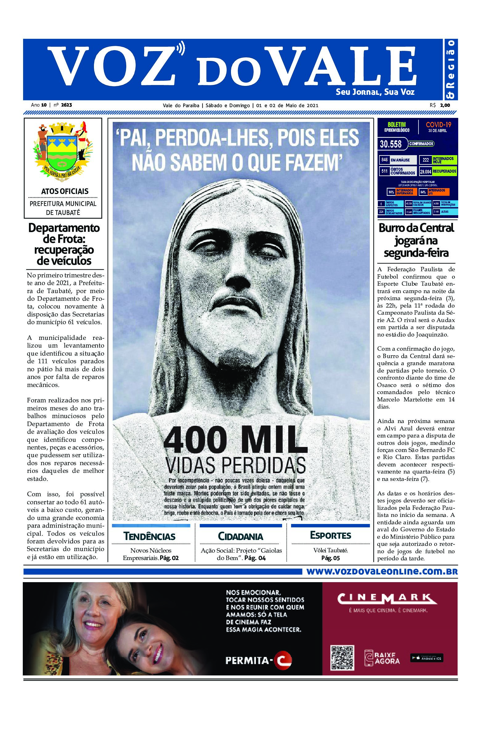 Voz do Vale Online | Seu jornal, sua voz. Desde 1948.