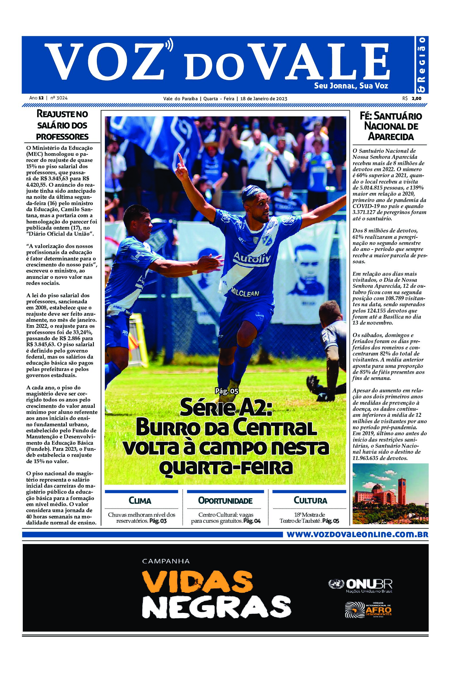 Edição 18 de Janeiro de 2023 | Voz do Vale Online